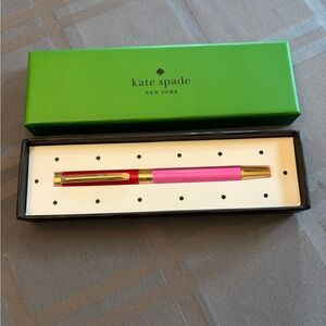 kate spade | Office | Kate Spade Red And Pink Ballpoint Pen Nwt | Poshmark